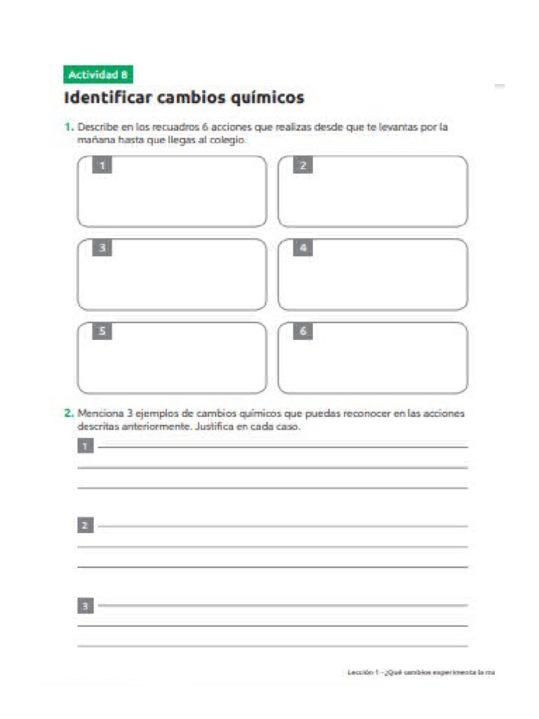 Cambios Fisicos y Quimicos | PDF