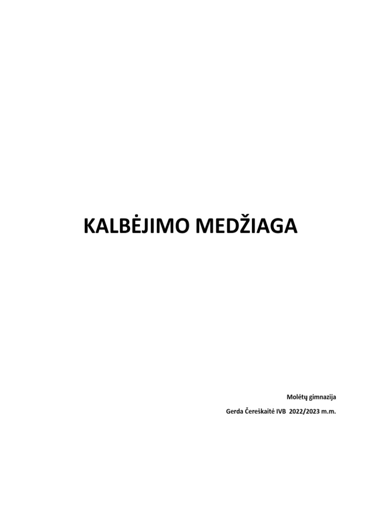 Temos Medziaga | PDF