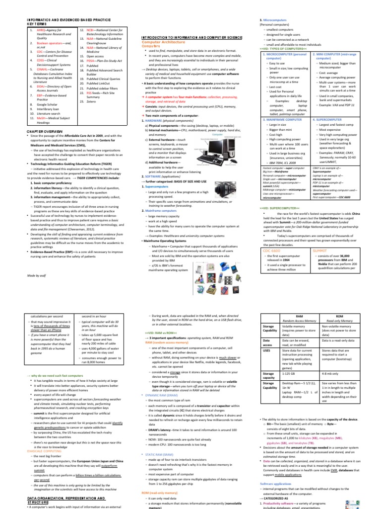 Computer Terminology | PDF | Random Access Memory | Computer Data Storage