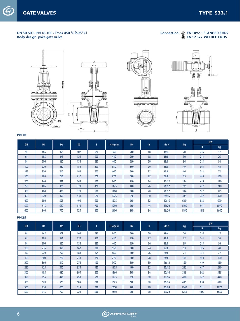 Gate Valve | PDF