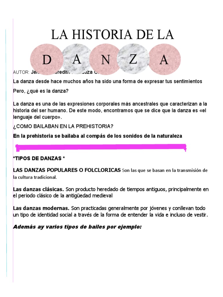 Origen de La Danza | PDF