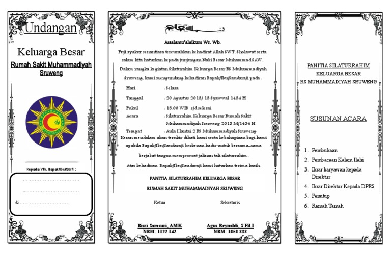 Contoh Format Undangan.docx | PDF