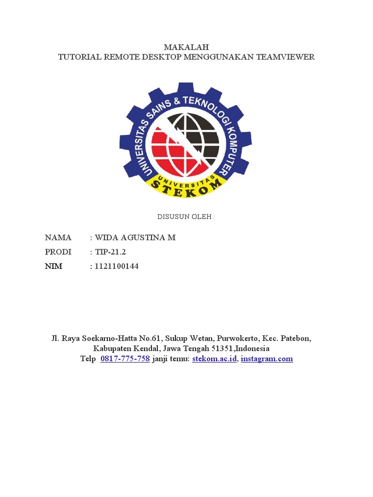 Remote Desktop (Teamweaver) | PDF