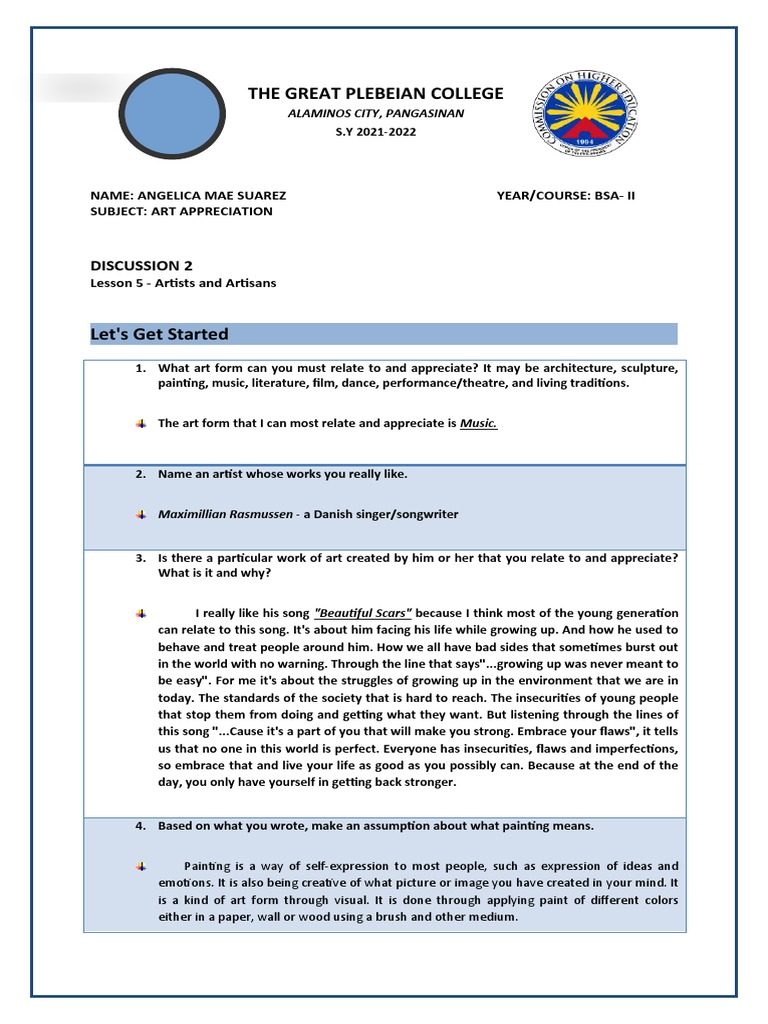 Module 2 - Midterm) | Download Free PDF | Aesthetics | The Arts