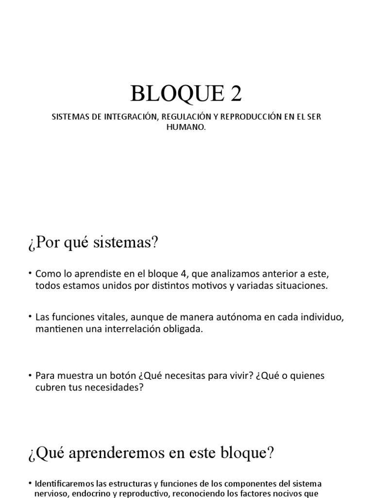 BLOQUE 2 Biología 2 Bachillerato | PDF | Neurona | Cerebro