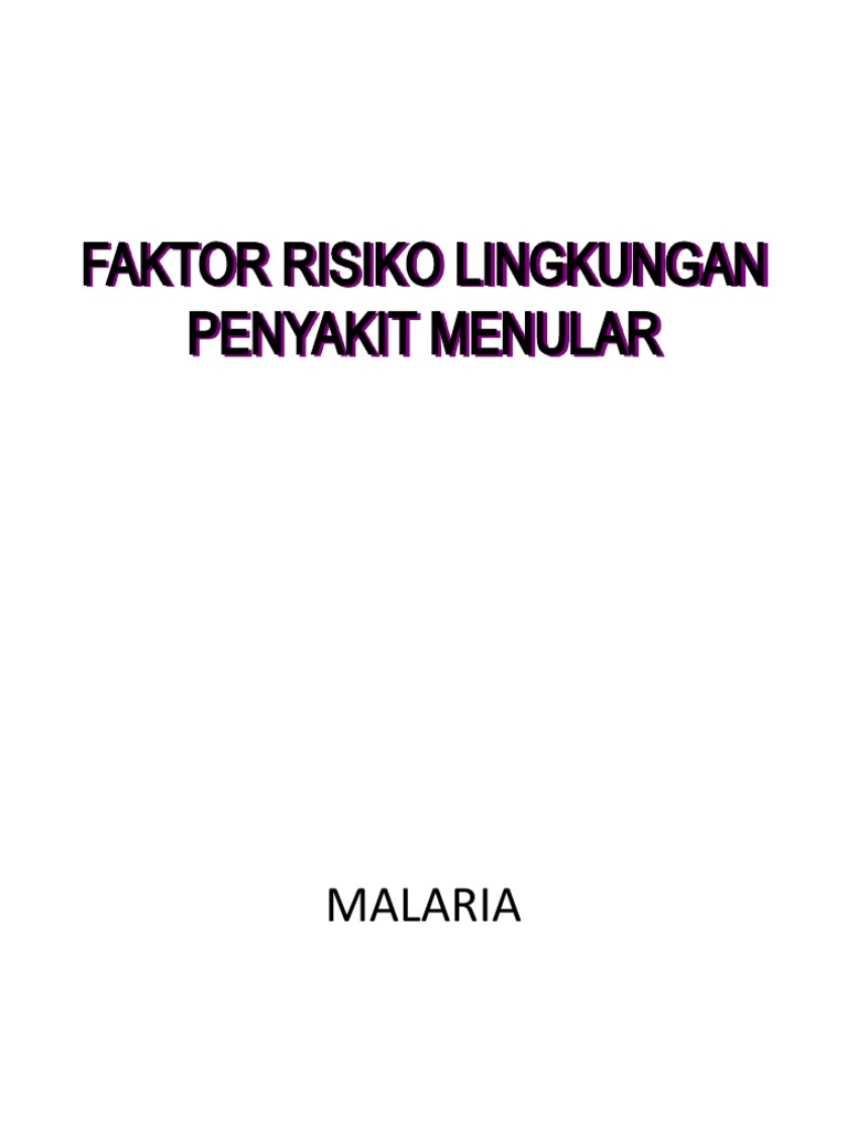TB, DBD, Malaria | PDF | Pengembangan Diri | Kesehatan Holistik