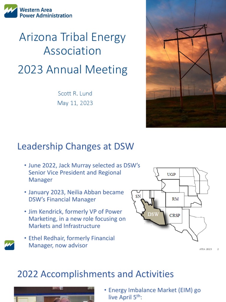8 Scott Lund - Wapa-Dsw Atea 2023 5-11-2023 | PDF | Electric Power ...