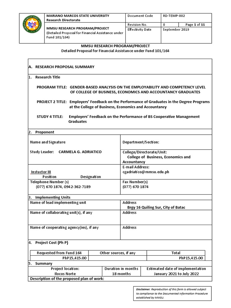 Detailed Proposal BS Cooperative Management Submitted Feb 8 2021 | PDF ...