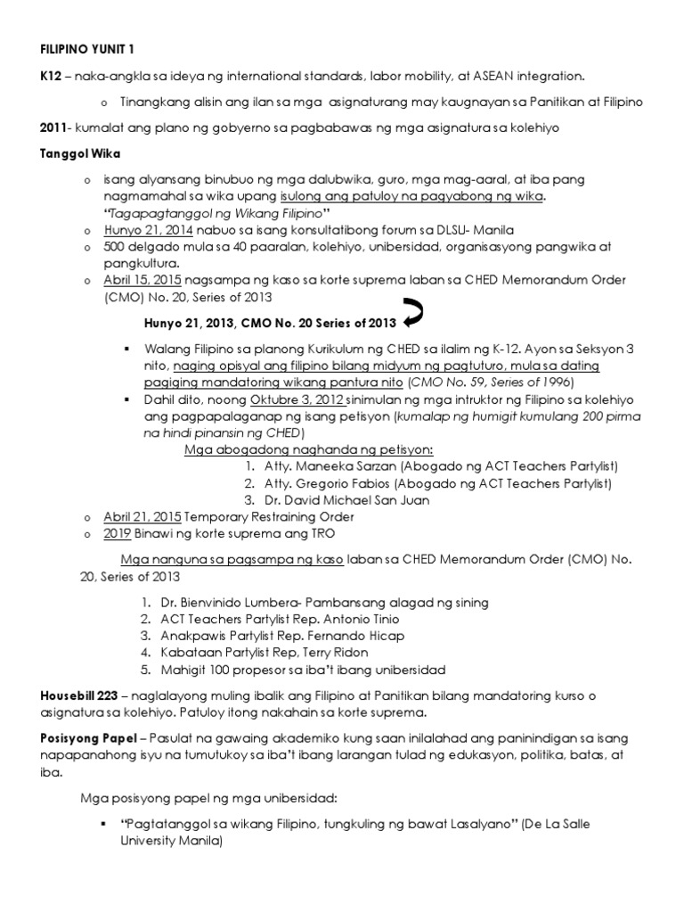 Fili 101 - Revz | PDF