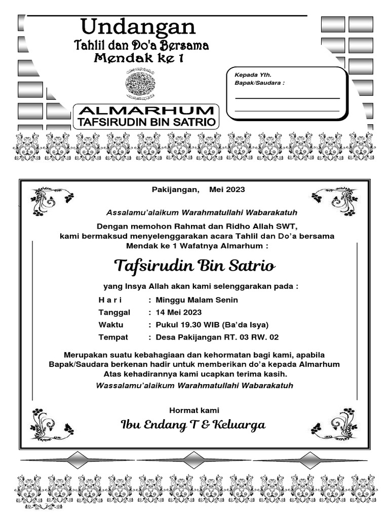 Tafsirudin Mendak 1 | PDF