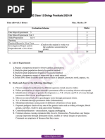 Class 12 Biology Lab Manual Practical Content 2023-24-1 | PDF | Meiosis ...