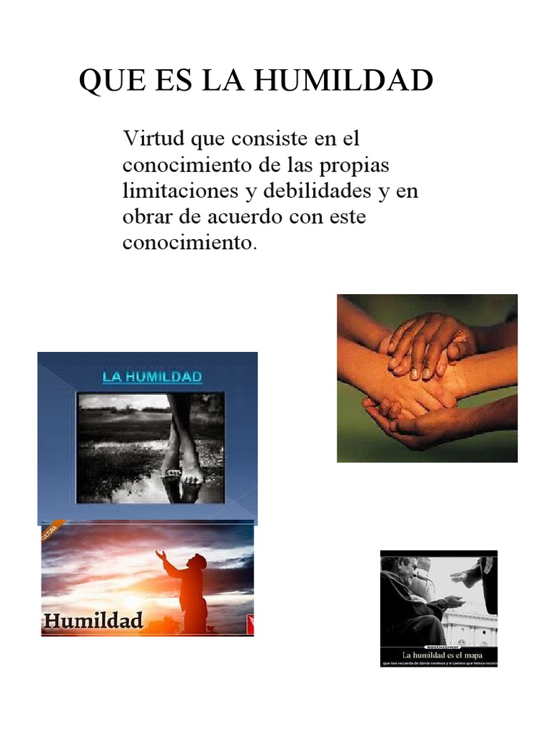 Que Es La Humildad | PDF