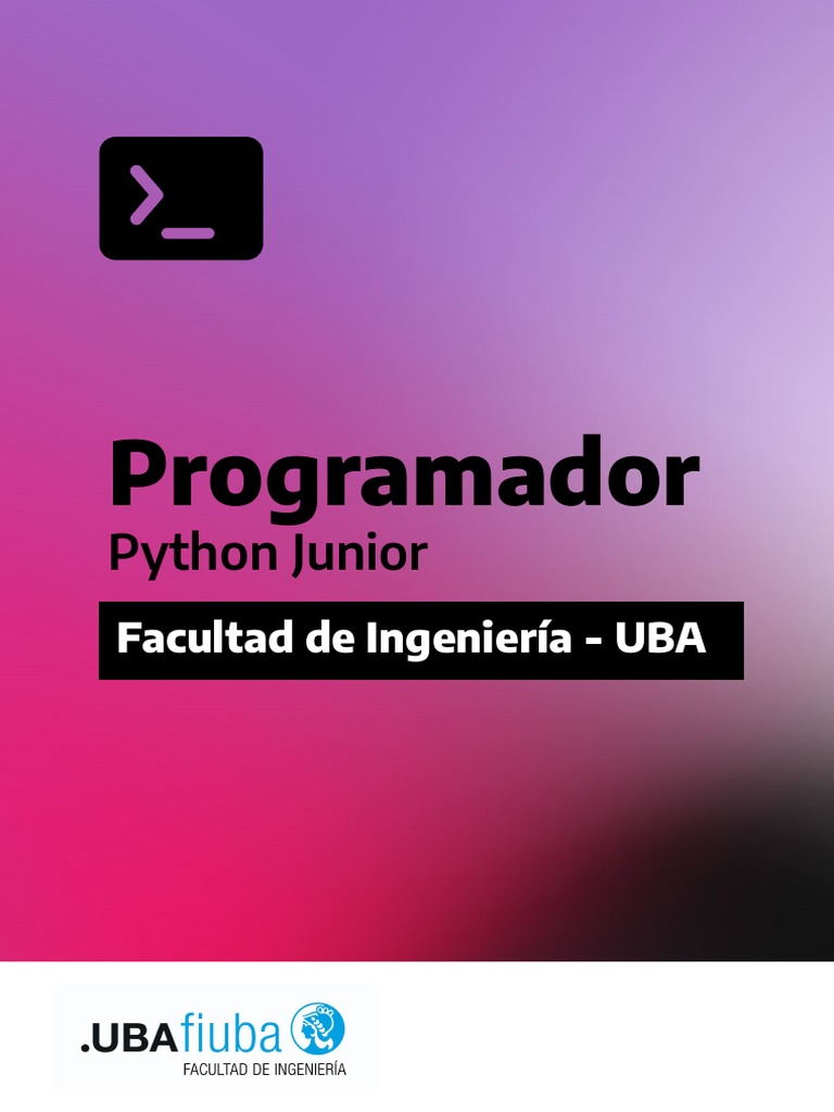 Fiuba - Programador Python Junior | PDF | Lenguaje de programación ... Fiuba - Programador Python Junior | PDF | Lenguaje de programación ...
