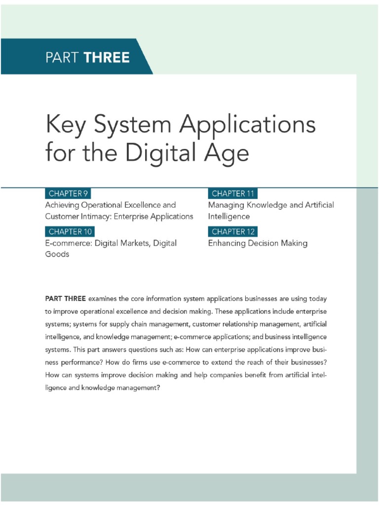 Laudon - 17e - Part 3 - Ch9-12-1-34 | PDF | Customer Relationship ...