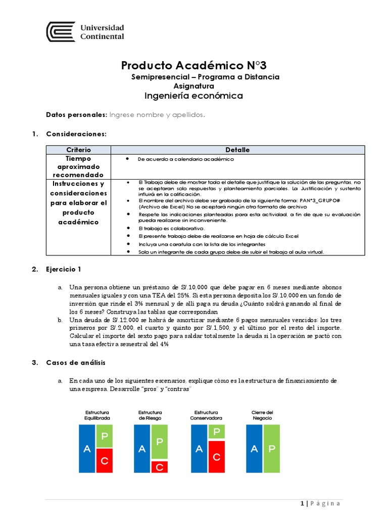Producto Academico N°3 | PDF | Economias