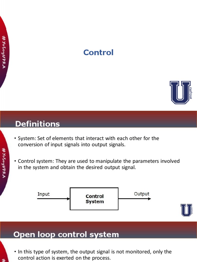 Presentacion Control Systems | PDF | Zero Of A Function | Electrical ...