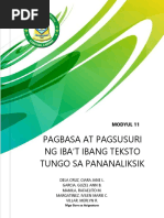 PPT Pagsulat NG Tentatibong Balangkas | PDF