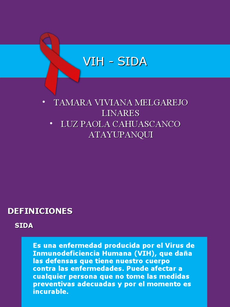 Sida Presentacion | PDF | VIH | VIH / SIDA