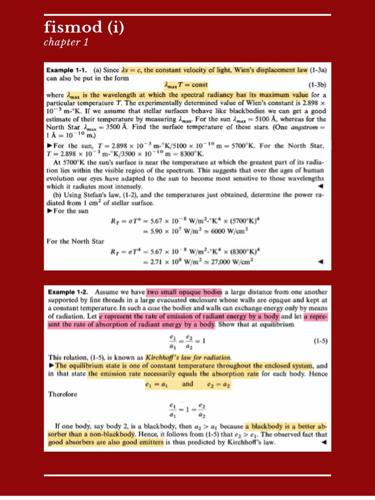 Fismod (I), Chapt 1 | PDF