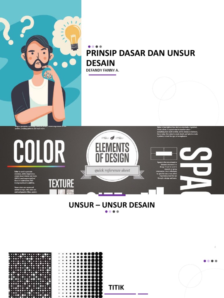 2021 - Prinsip Dasar Dan Unsur Desain | PDF