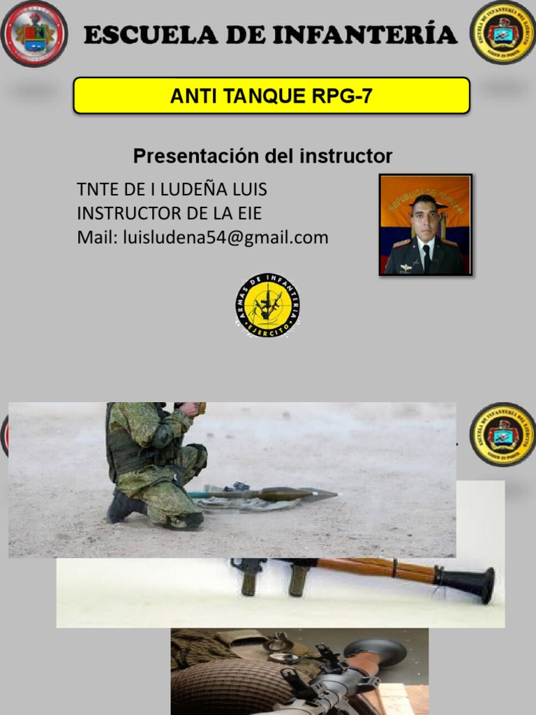 A.T RPG 7 | PDF | Tanques | Peligros