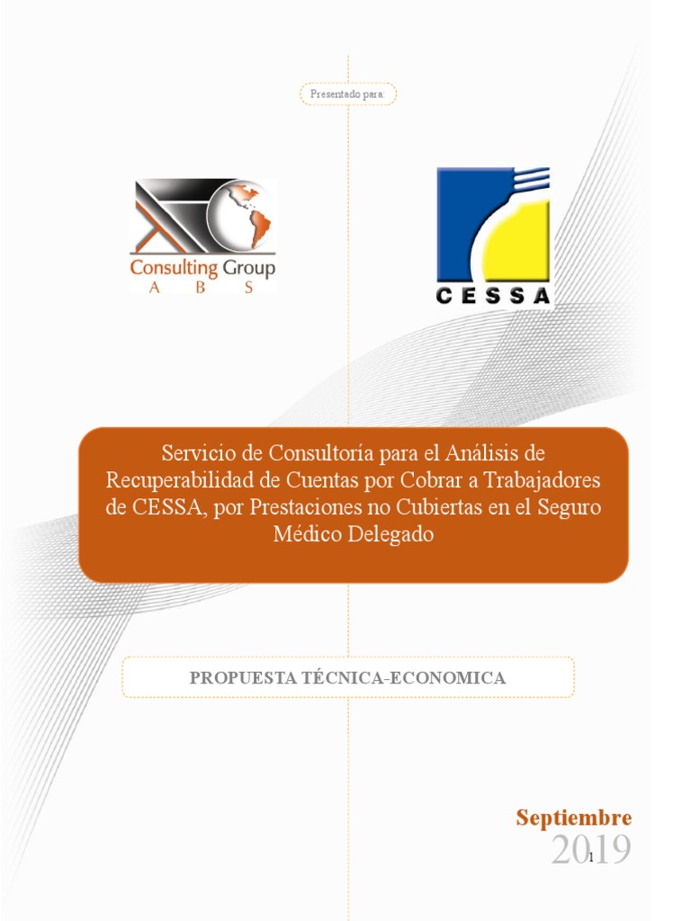 Propuesta Consultoria Cessa | PDF | Seguro | Auditoría
