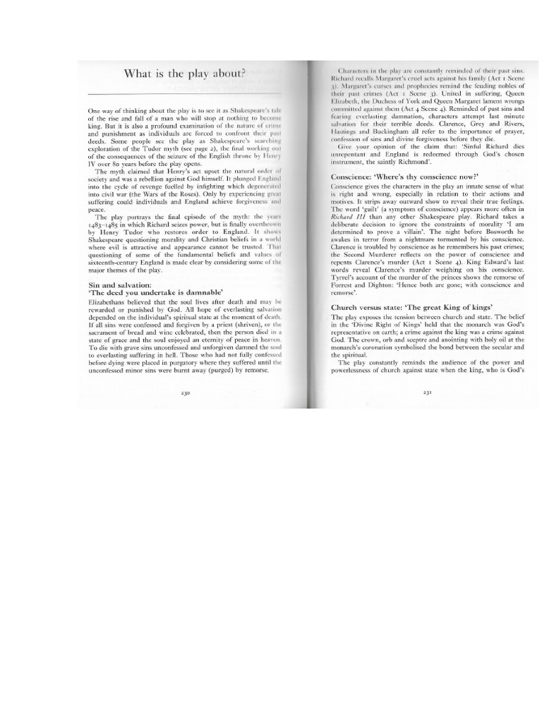 Essays On Richard III | PDF