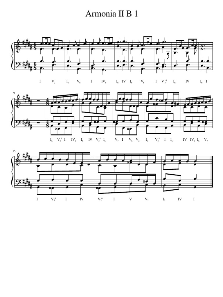 Armonia II B 1 PDF | PDF
