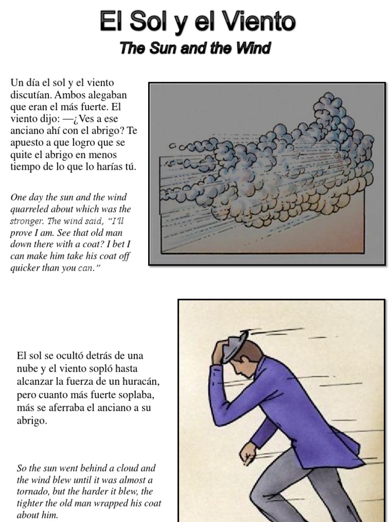 El Sol y El Viento - The Sun and The Wind | PDF | Clima | Naturaleza