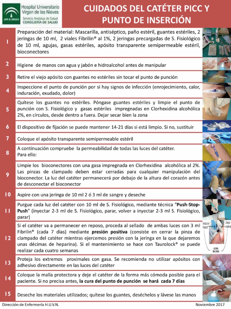 Mantenimiento Del PICC | PDF