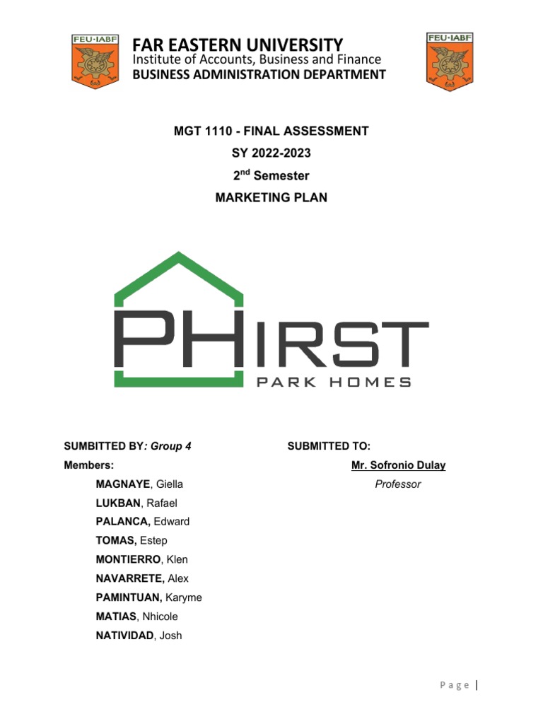 MGT1110 GR4 Final-Paper-Pphi | PDF | Green Building | Sales