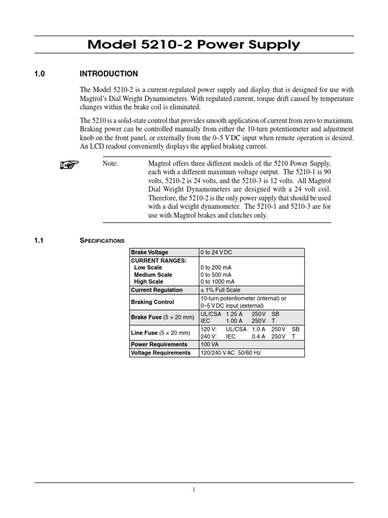 5210 Manual | PDF | Amplifier | Operational Amplifier
