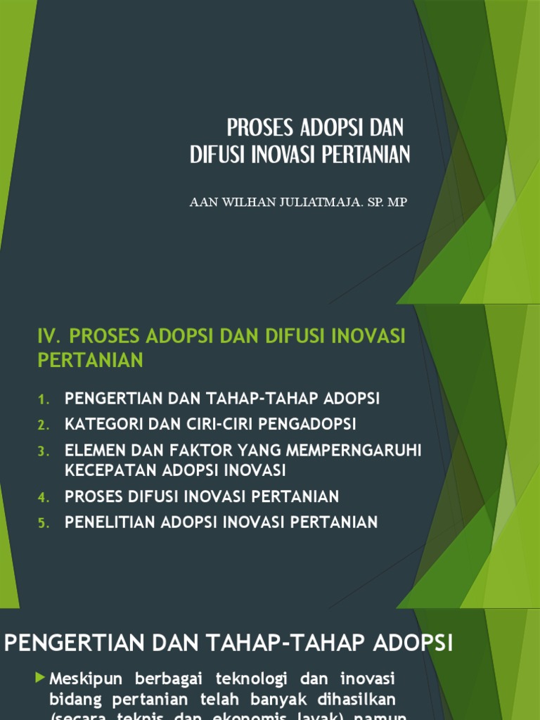 Difusi Dan Inovasi | PDF