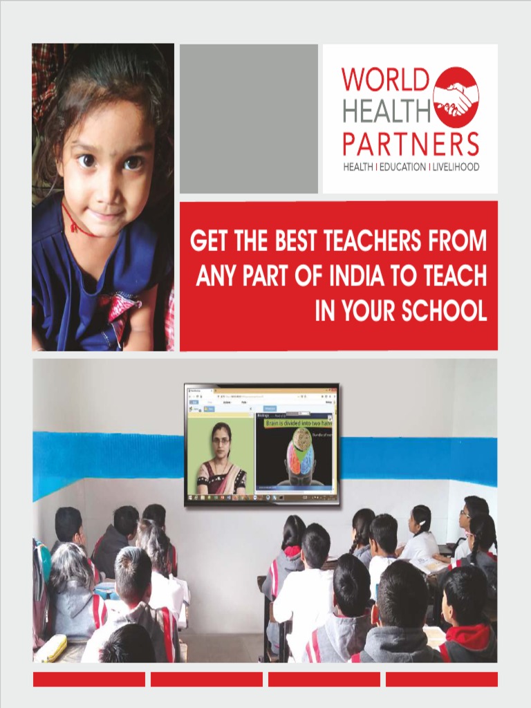 WHP Education Project Brochure English | Download Free PDF | Teachers ...