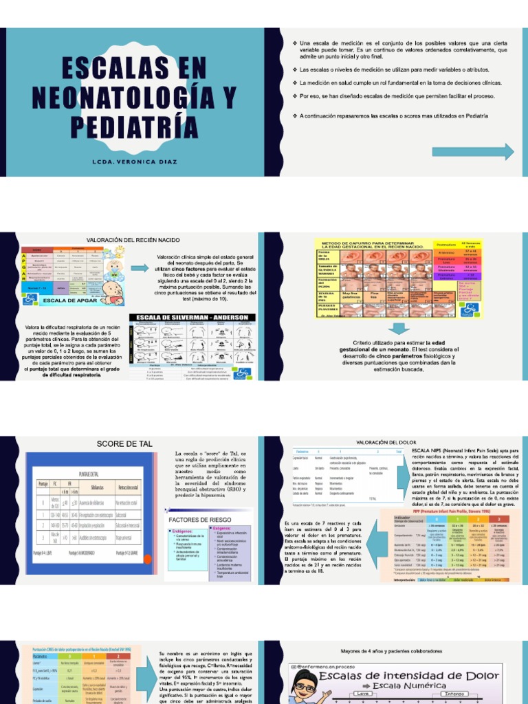 Escalas Neo y Pediatria | PDF