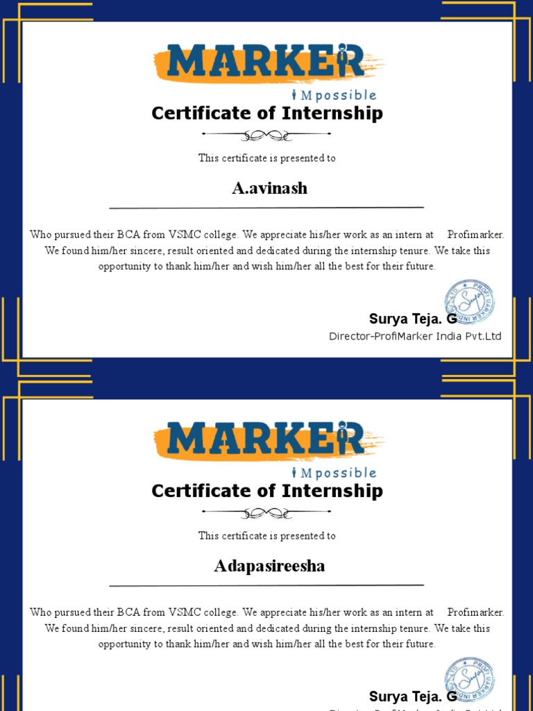 Bca Internship Certifeciates PDF | PDF | Cinema Of India | Indian Films