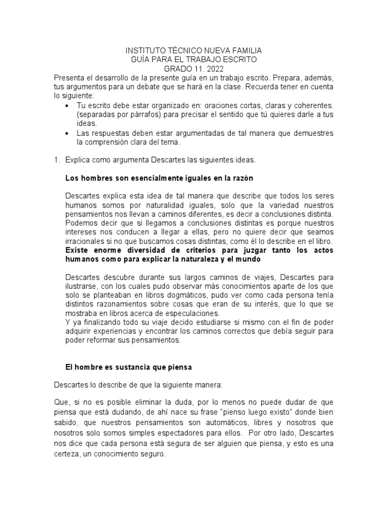 Metodo Descartes | PDF | René Descartes | Verdad