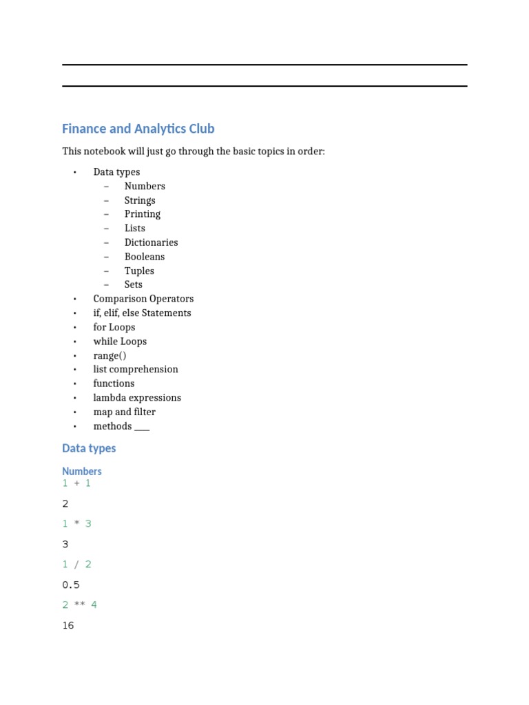 Python Crash Course Pdf Anonymous Function Programming Paradigms