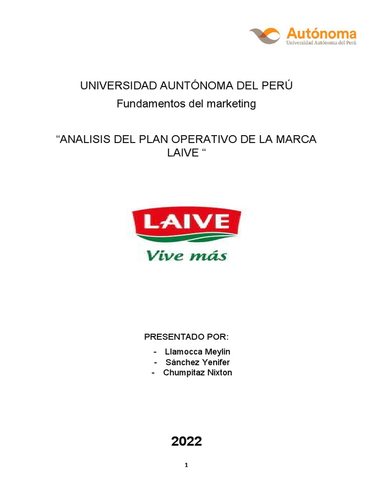 Análisis Estratégico de Laive 2022 | PDF