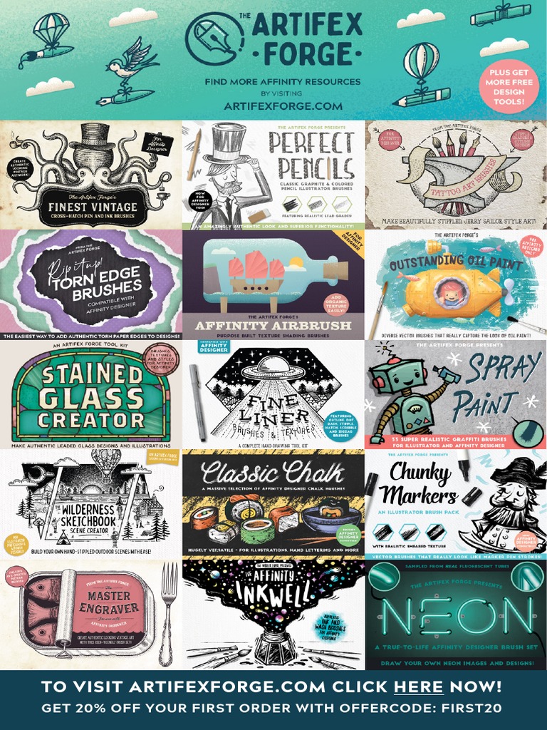 Artifex Forge Creative Tools & Brushes | PDF