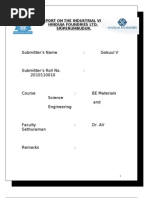 Supplier Visit Report | Outsourcing | Specification (Technical Standard)