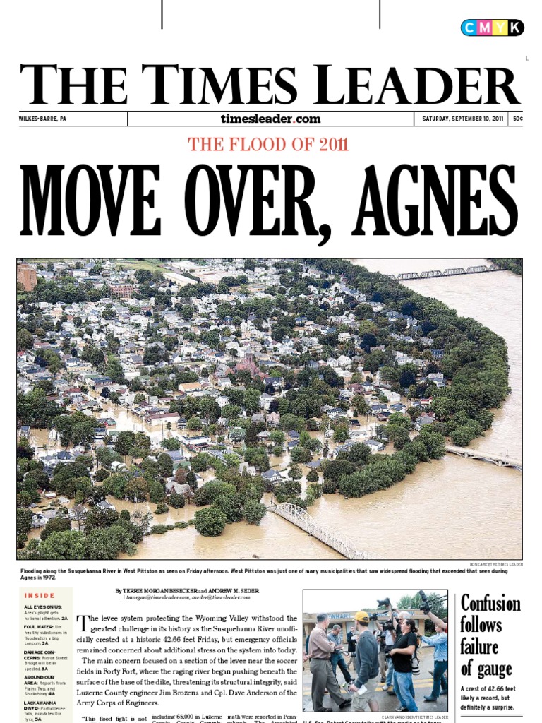 Times Leader 9-10-2011 | PDF | Wilkes Barre | Flood