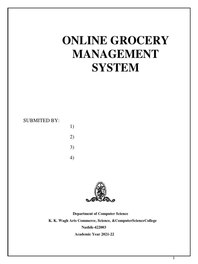 Documentation9 Pdf Retail Grocery Store