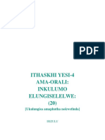 Isibonelo Sencwadi Yomsebenzi | PDF