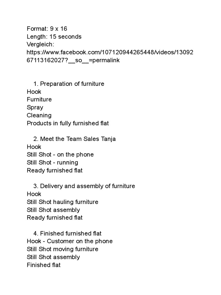 Fully Furnished Flat Assembly and Delivery Process | PDF