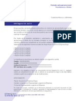 Formato Carta de Suma Remanente | PDF