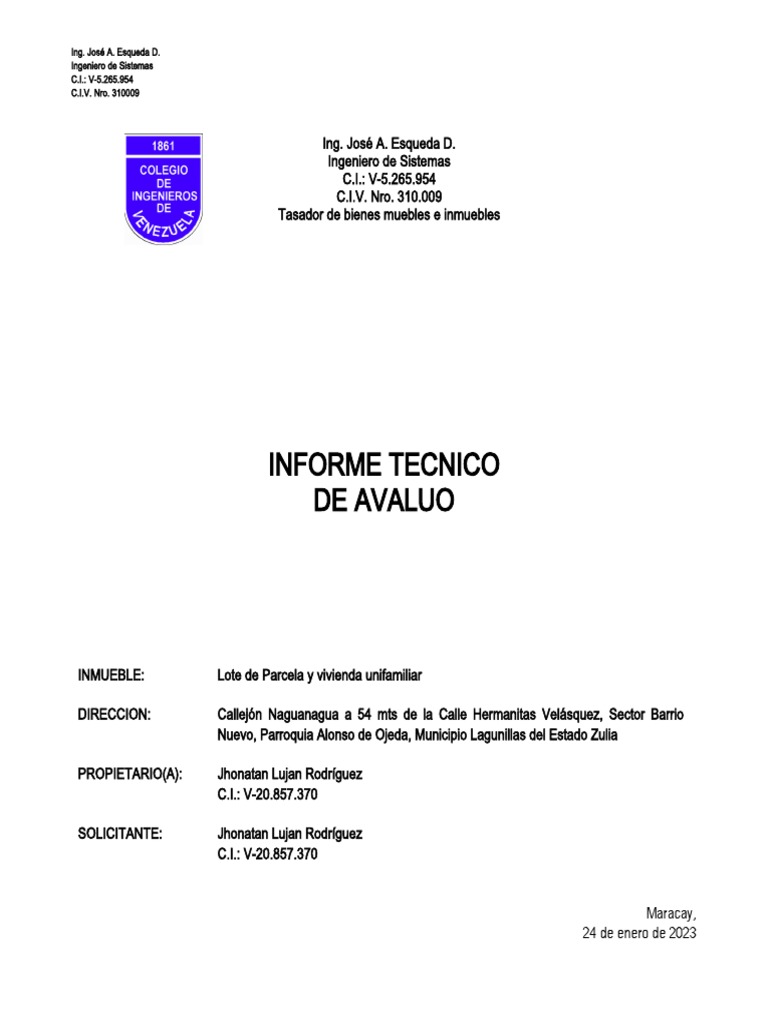 Modelo de Avaluo Ing. Jose Esqueda | PDF | Mercado (economía ... Modelo de Avaluo Ing. Jose Esqueda | PDF | Mercado (economía ...