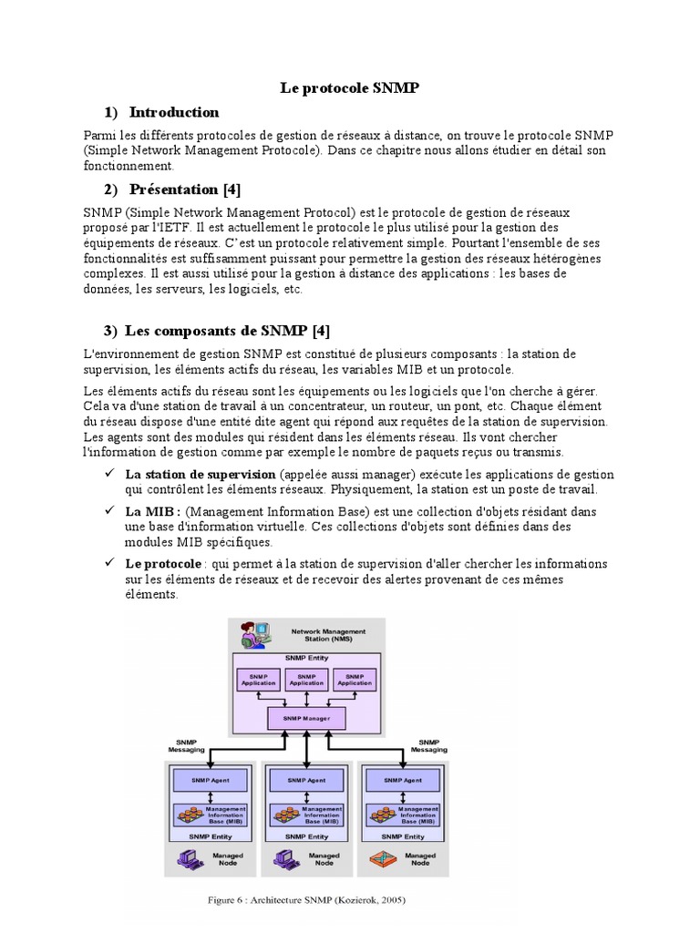 SNMP | PDF | Informatique | Gestion informatique