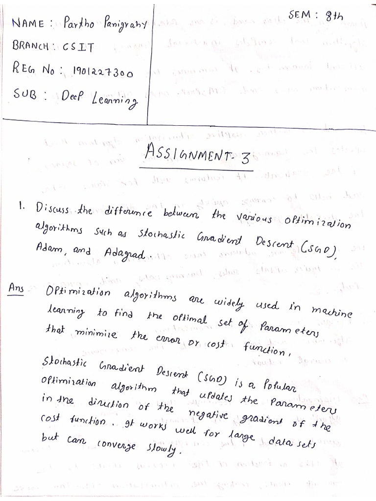 DL Assignment 4 and 5 PDF | PDF