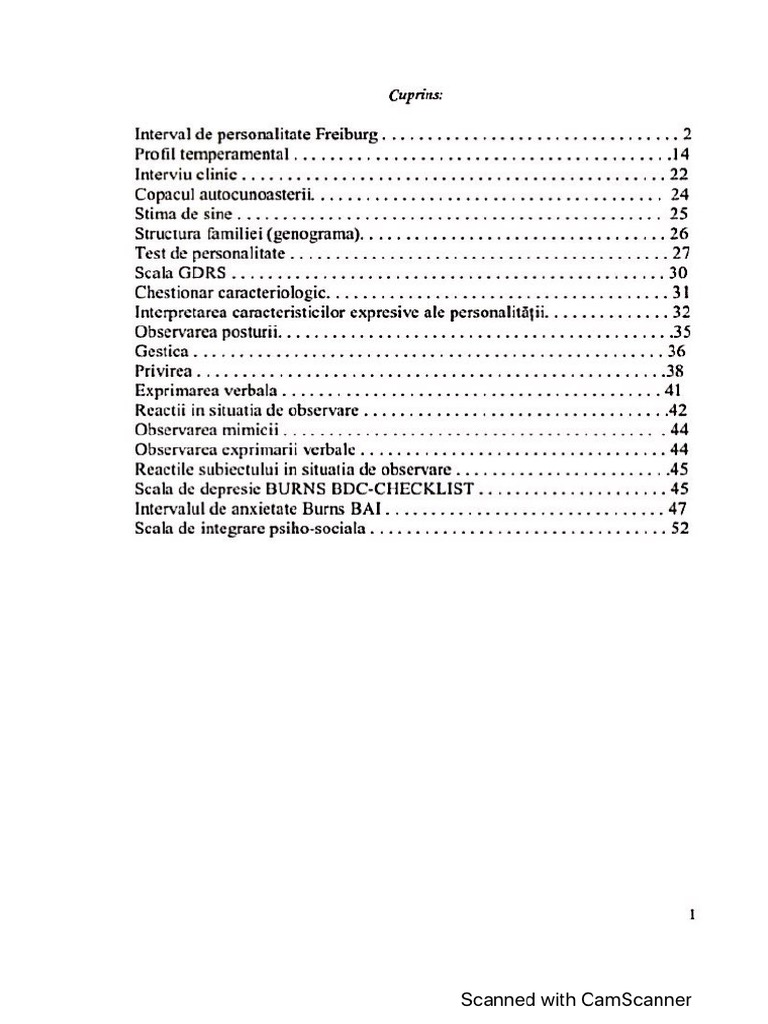 teste psihologice | PDF
